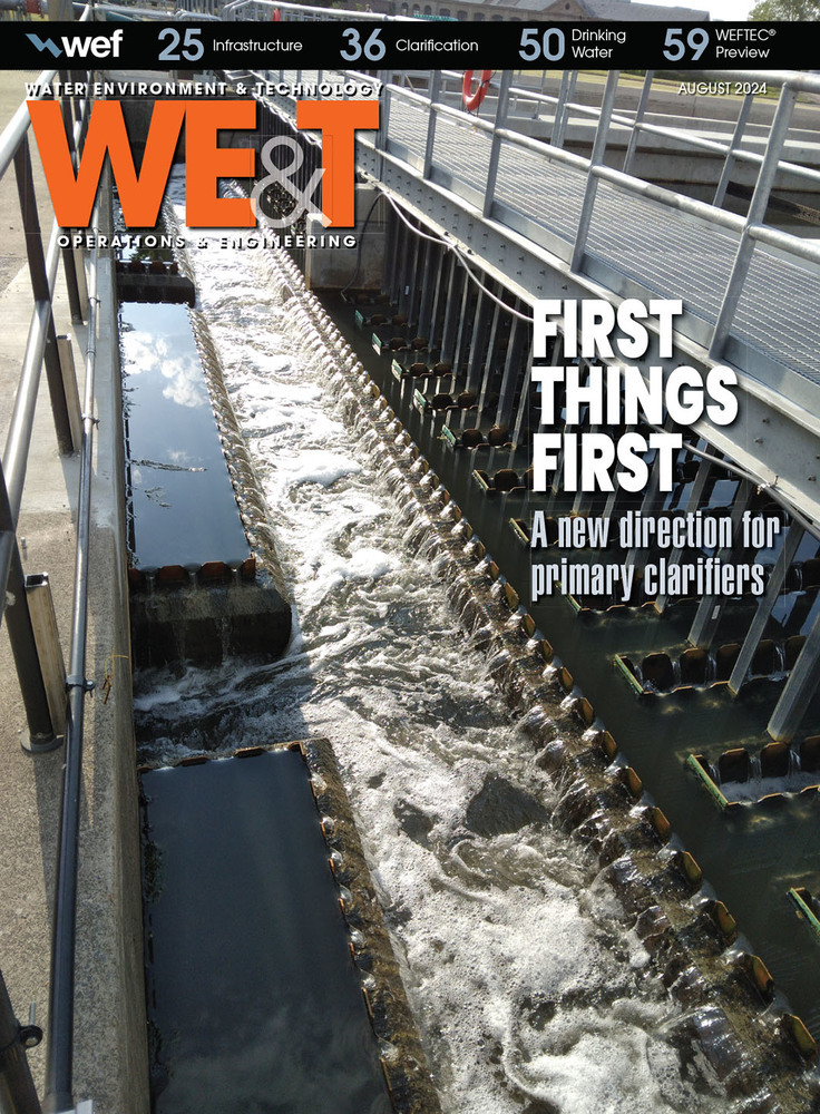 Water Environment Technology - August 2024 Cover